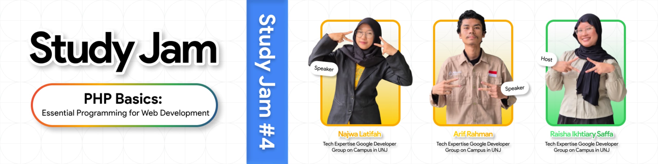 See Study Jam#4: PHP Basics: Essential Programming for Web Development at Google Developer ...